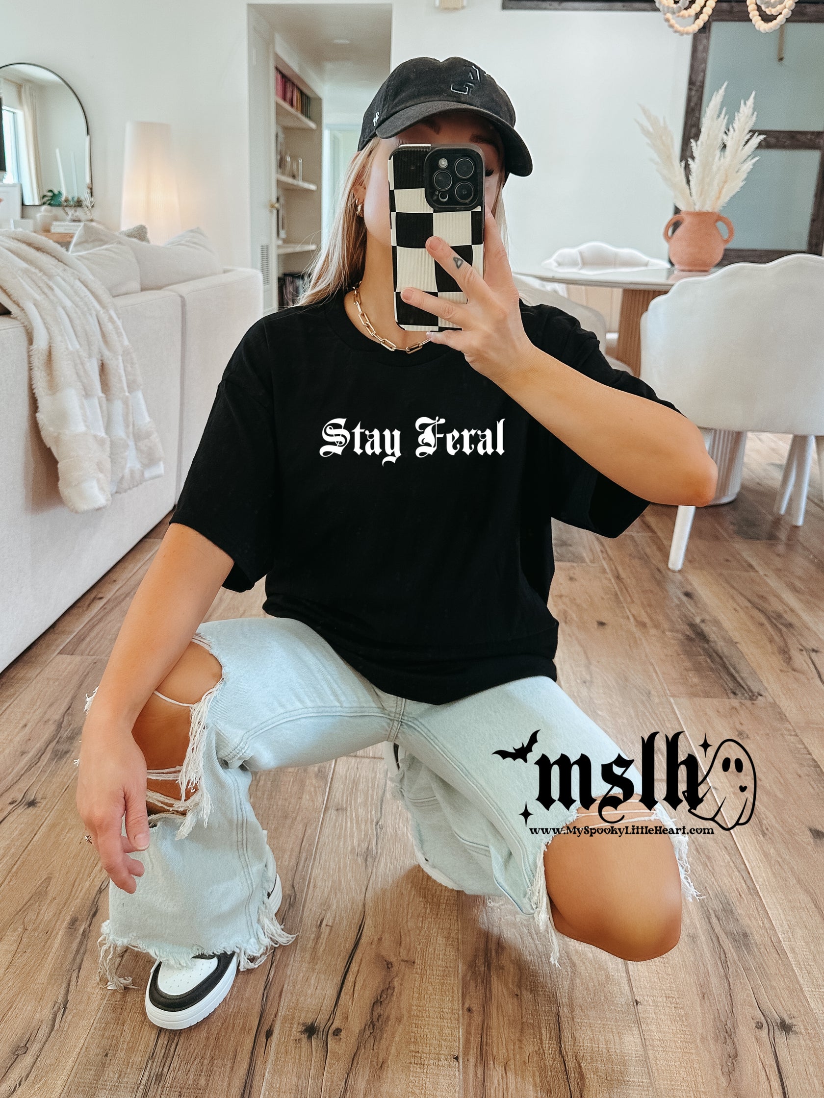 Stay Feral T-Shirt – My Spooky Little Heart, LLC