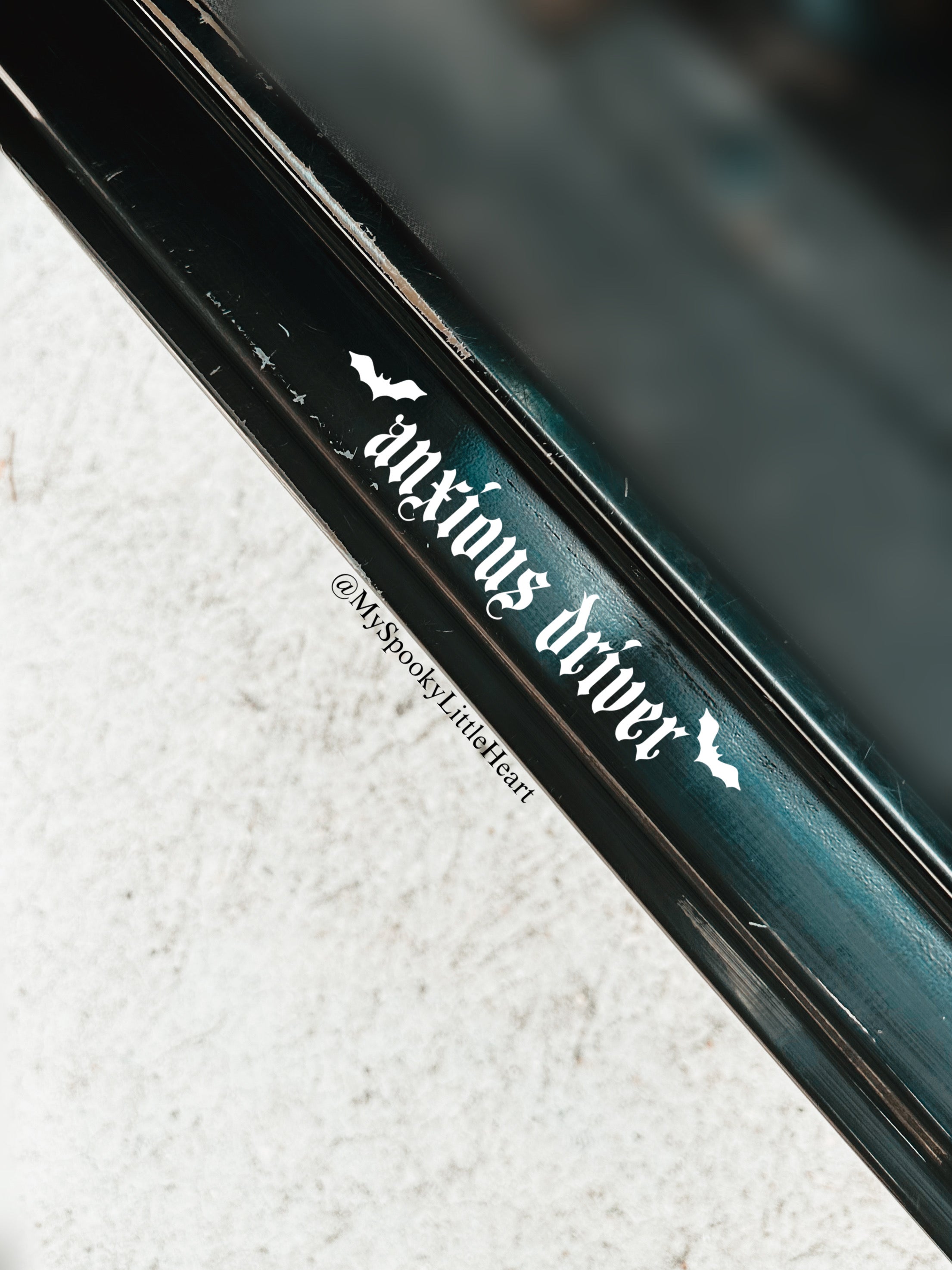 Anxious Driver Vinyl Decal – My Spooky Little Heart, LLC