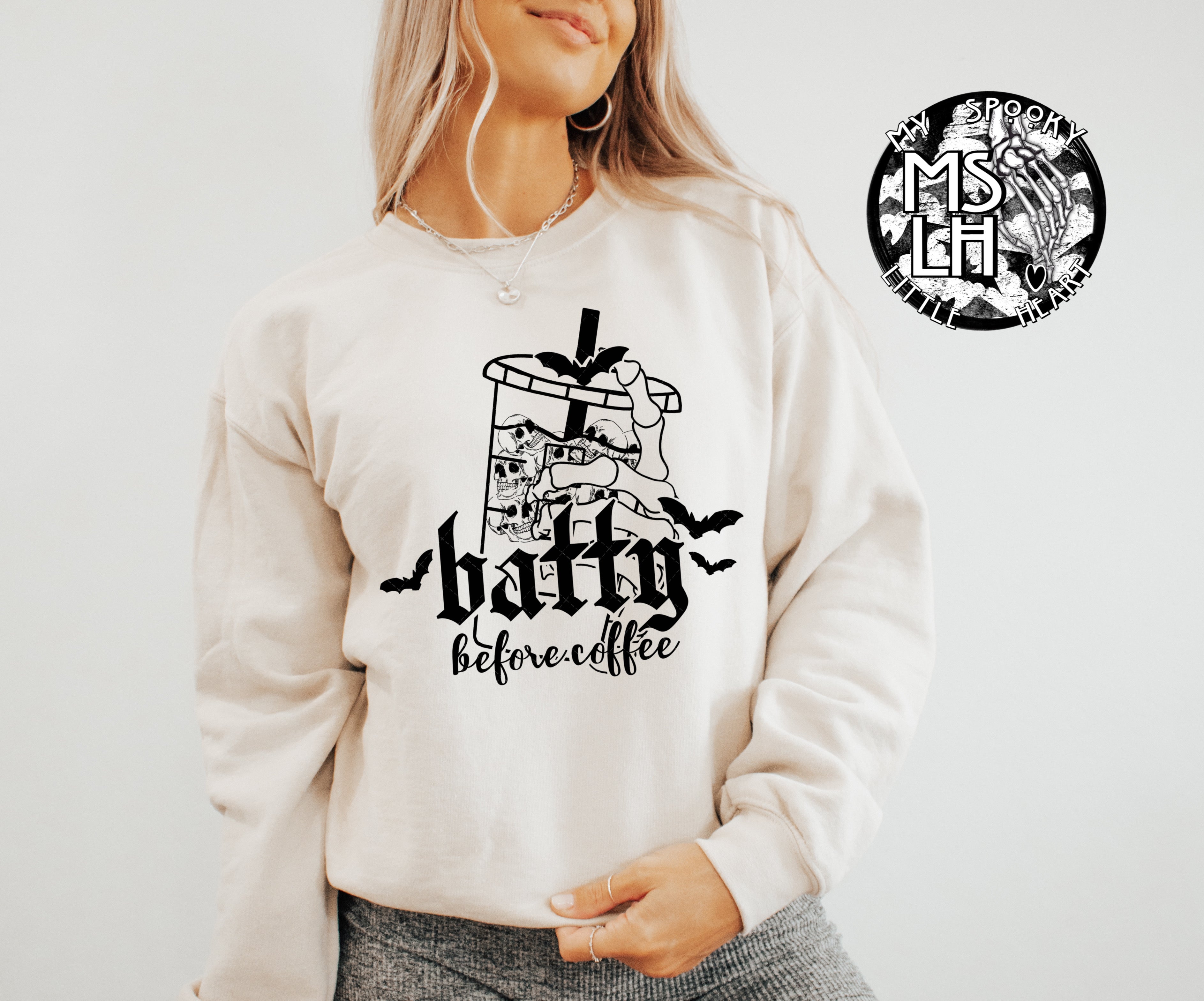 Batty before Coffee – My Spooky Little Heart, LLC