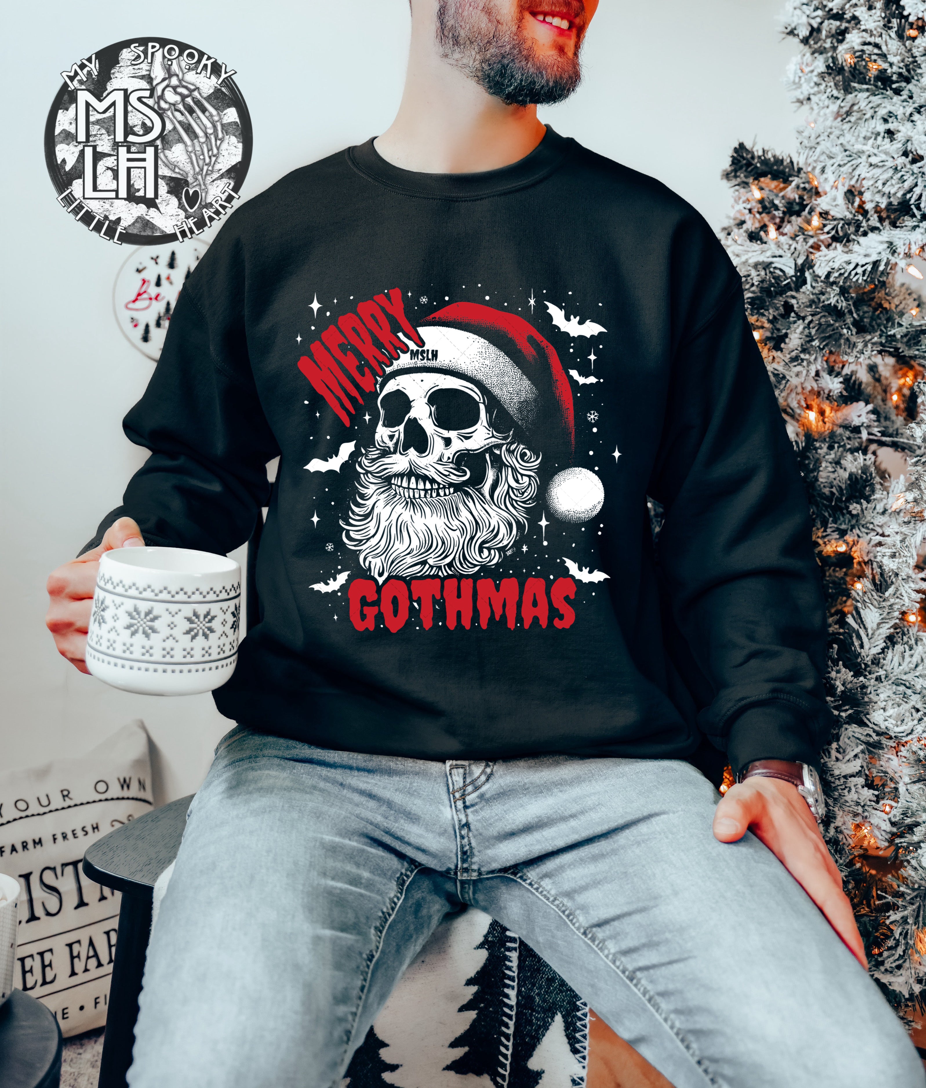Merry Gothmas Color Version MSLH Exclusive – My Spooky Little Heart, LLC