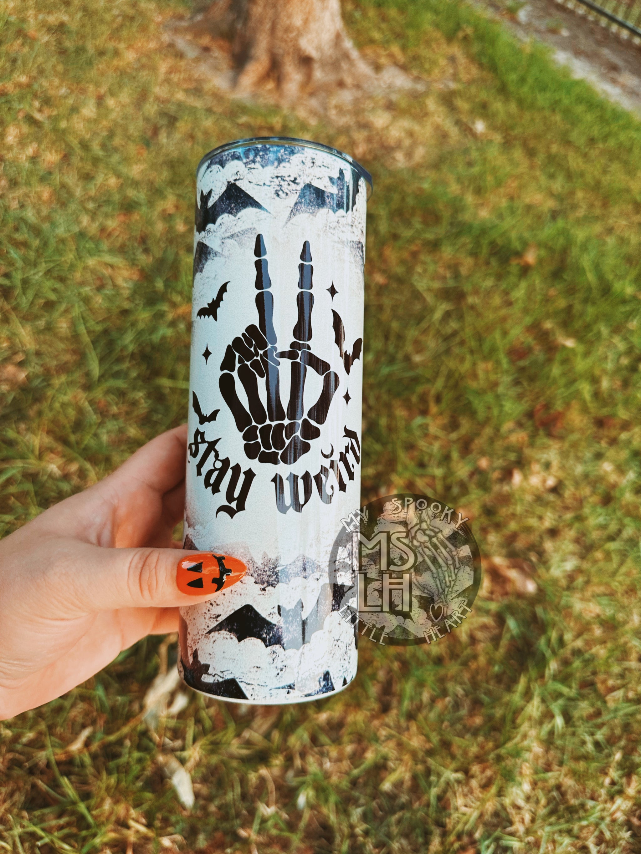 Stay Weird Shimmer 20oz Tumbler – My Spooky Little Heart, LLC