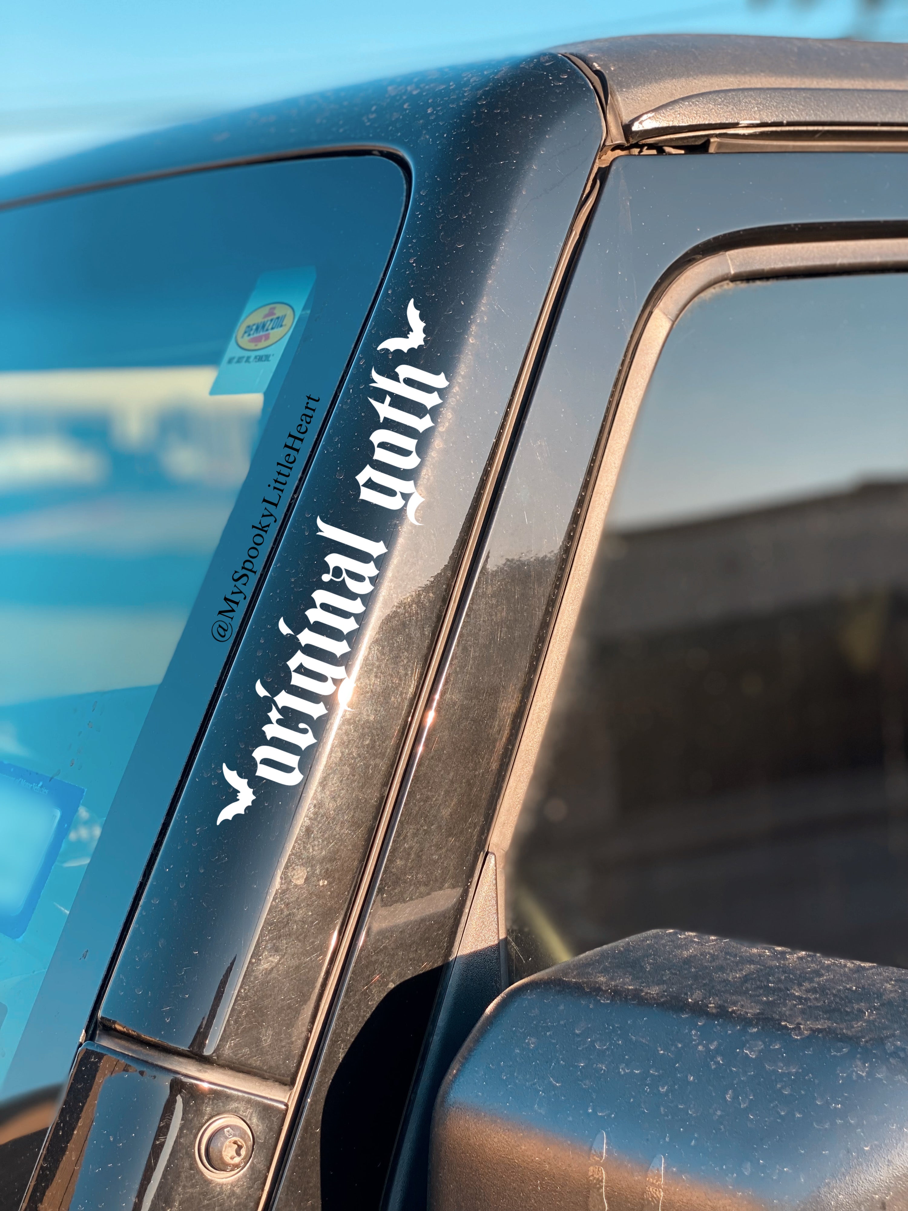 Original goth Vinyl Decal – My Spooky Little Heart, LLC