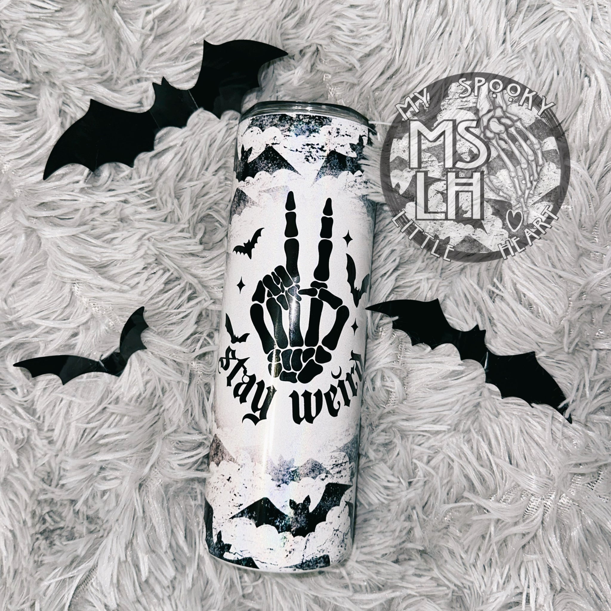 Stay Weird Shimmer 20oz Tumbler – My Spooky Little Heart, LLC