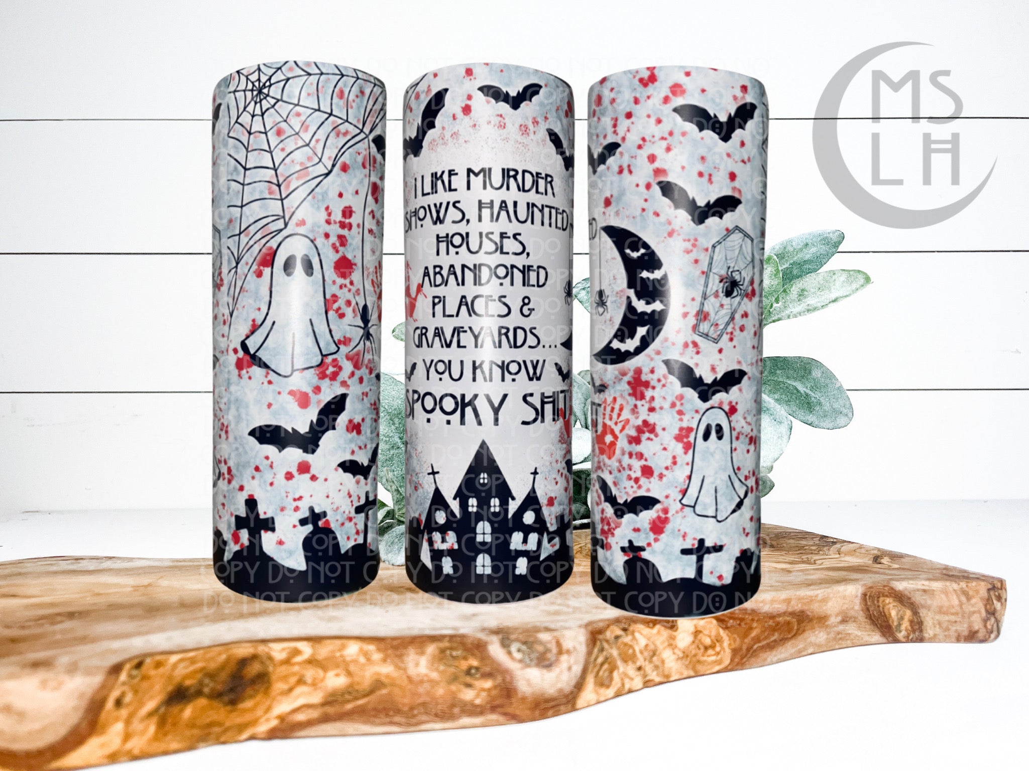 Spooky Shit Matte 20oz Tumbler – My Spooky Little Heart, LLC